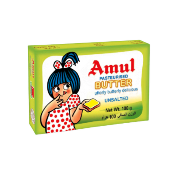 Amul Butter Unsalted 100gm – Our Indian Grocery Store